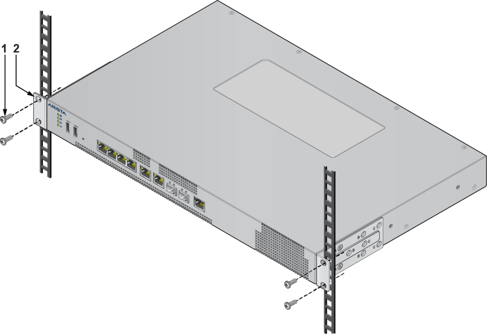 7220R Series - Rack Mounting the Router - Arista